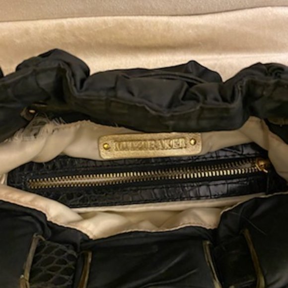 Mitzi Baker | Bags | Mitzi Baker Black Tote Puffer Highend Nylon ...